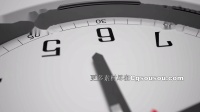 超清实拍时钟指针旋转视频素材~1