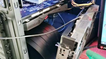 真正的双显卡交火(华硕猛禽rx580 8G 2048sp)