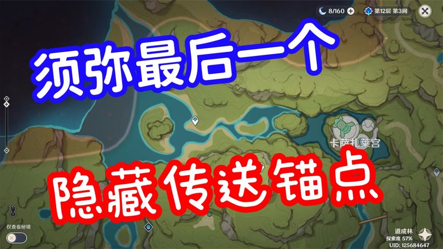 【原神】进来查漏补缺!须弥最后一个锚点开启方法!