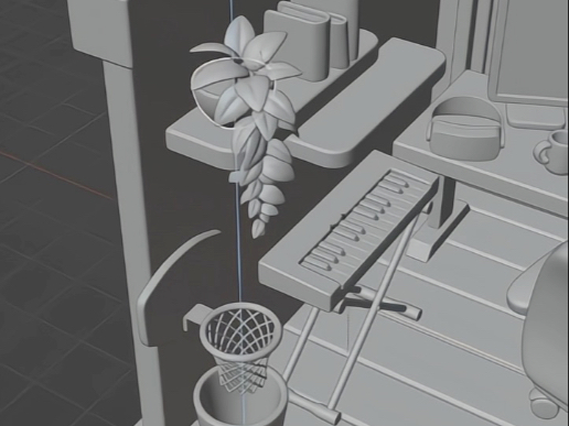 【3d建模】大四建模作品,姐天生就是吃建模这碗饭的