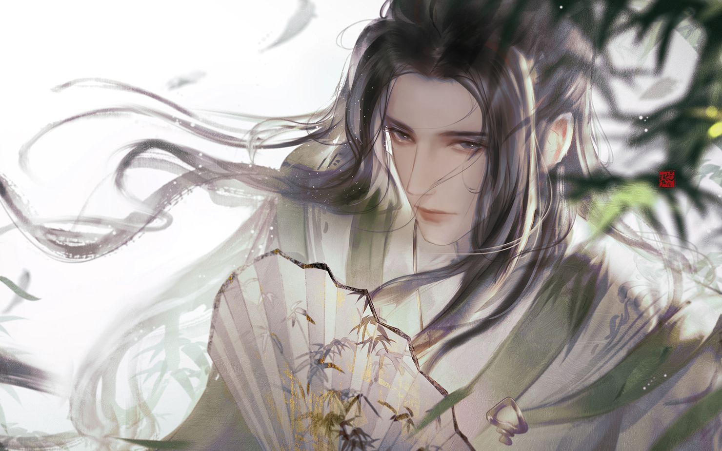 《穿书自救指南动画》沈清秋的绘画过程