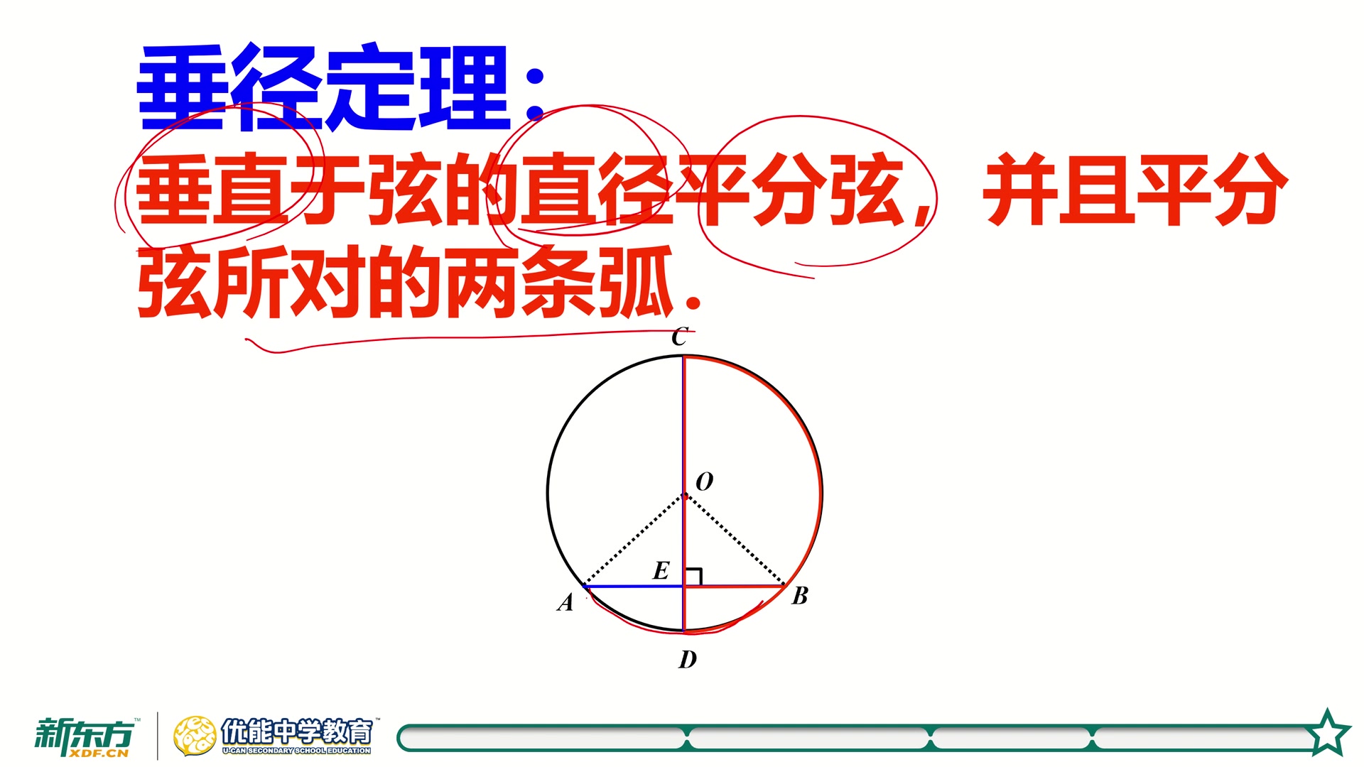 【强哥数学】圆之垂径定理(必会定理)
