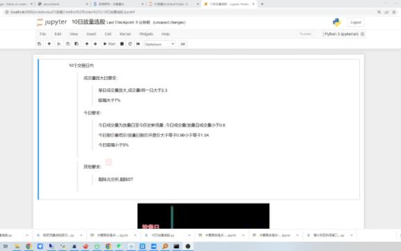 python编程开发---10个交易日内放量选股---pandas数据分析