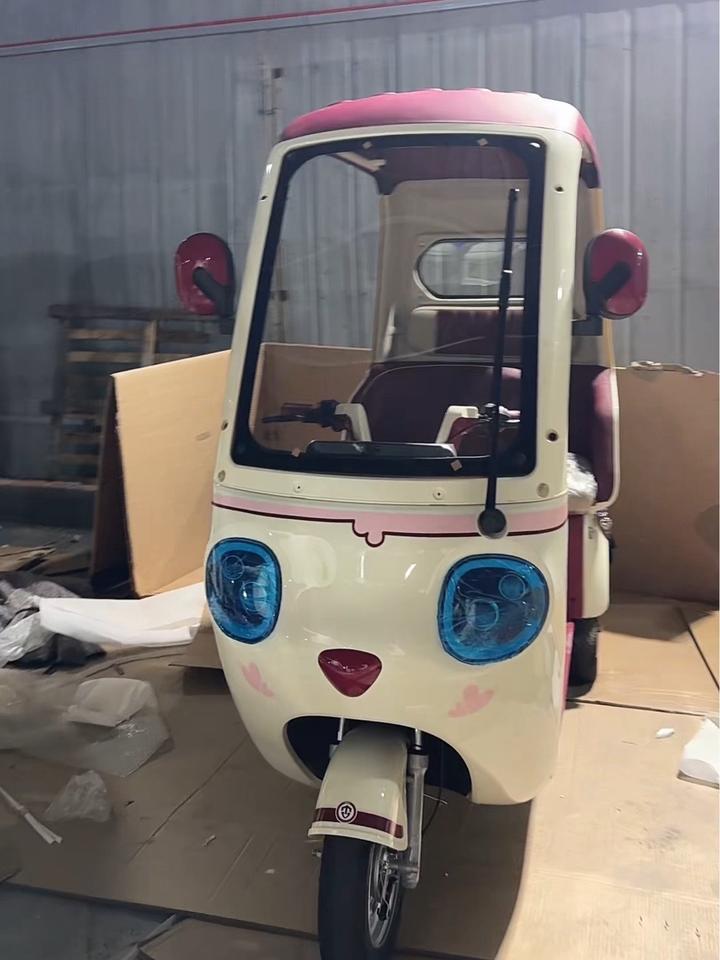 三轮现货,四轮一周后到货接受预定 #三轮车 #电动车 #爱玛电动车 #...
