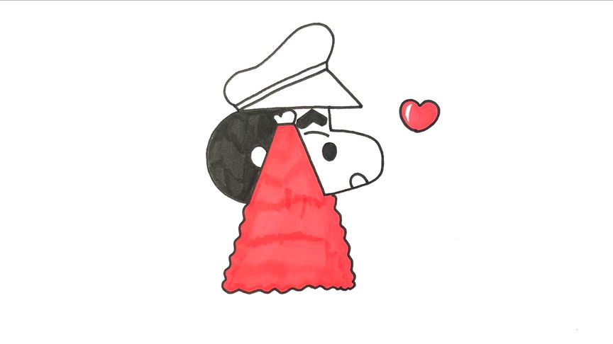 1分钟教你画蜡笔小新,简单易学的儿童宝宝亲子简笔画视频教程