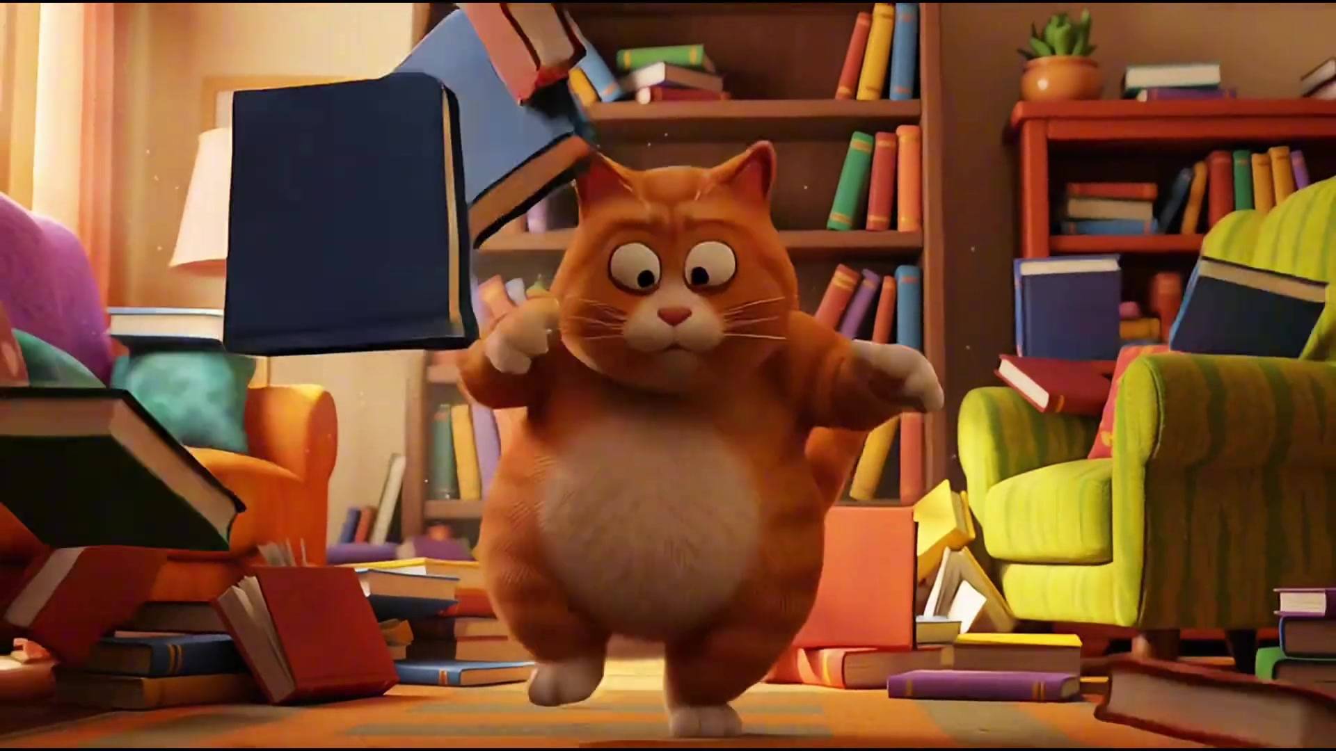 动漫:橘猫和老鼠机器人 搞笑可爱视频动画片