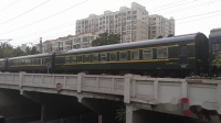 K568次列车通过天津新开路地道(2018.9.15)