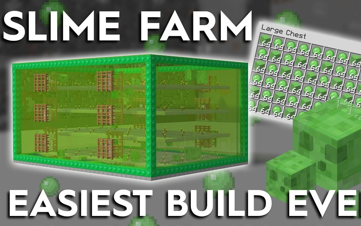 ...数][1.14-1.15+]史上最简单的史莱姆农场 + 以及寻找史莱姆区块教程!