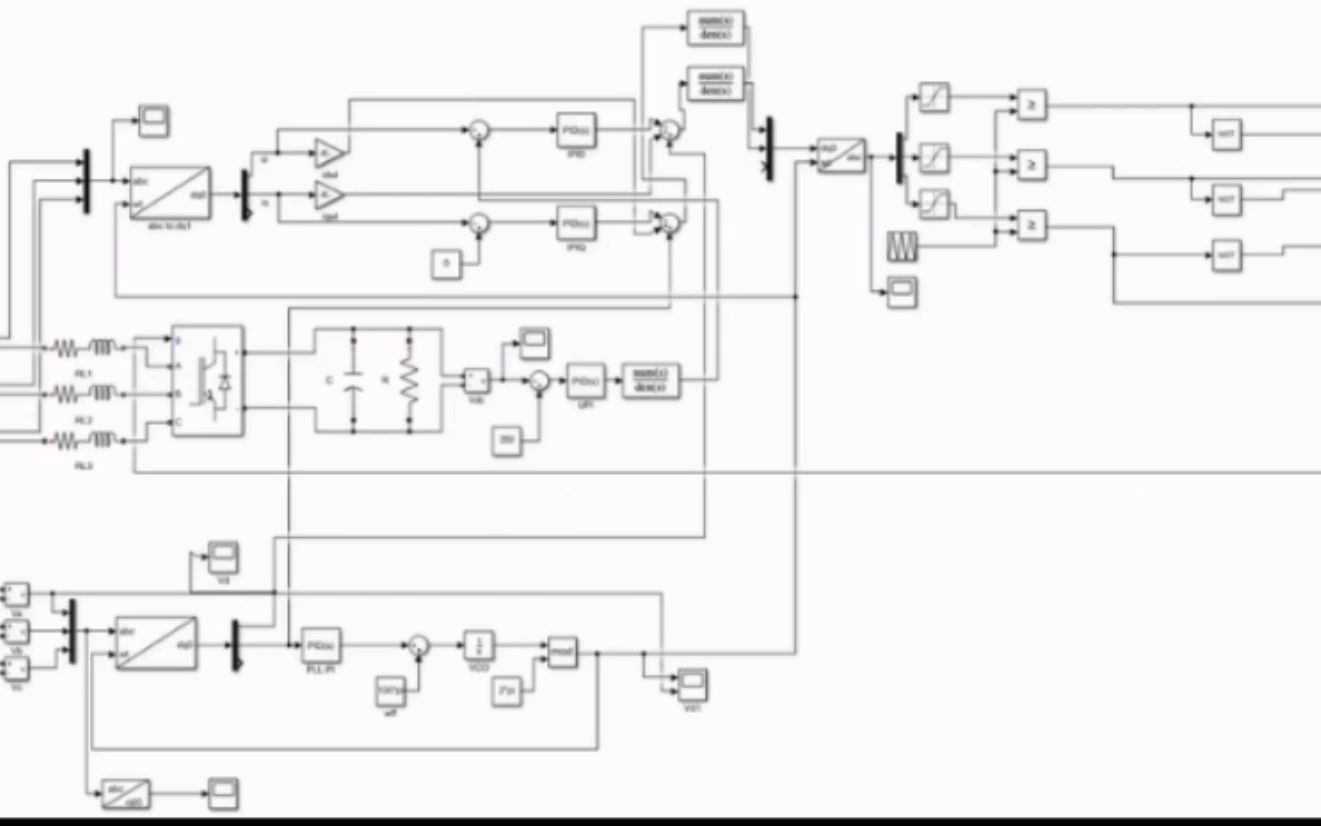 三相PWM整流器Simulink仿真模型