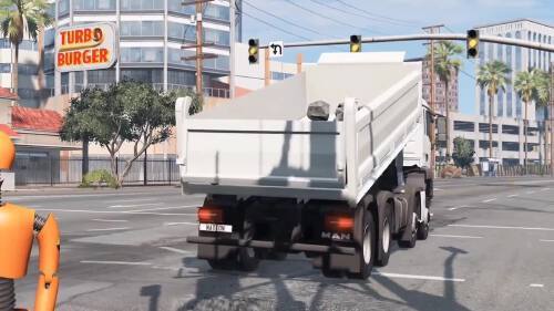 《车祸模拟器》:不看限高标志,奔驰大G直接撞报废