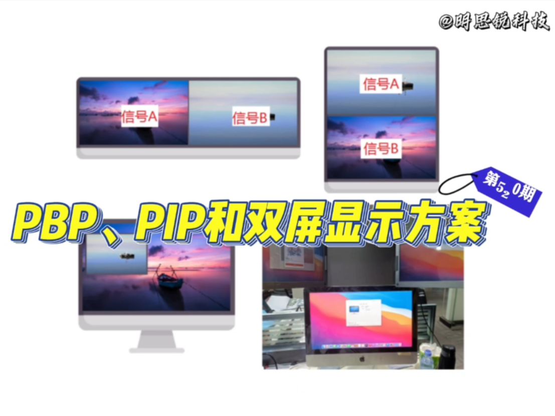 PBP PIP和双屏显示方案