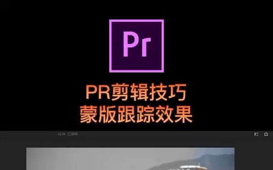 【影视后期.PR教程】如何用PR做蒙版跟踪效果?小白必看!