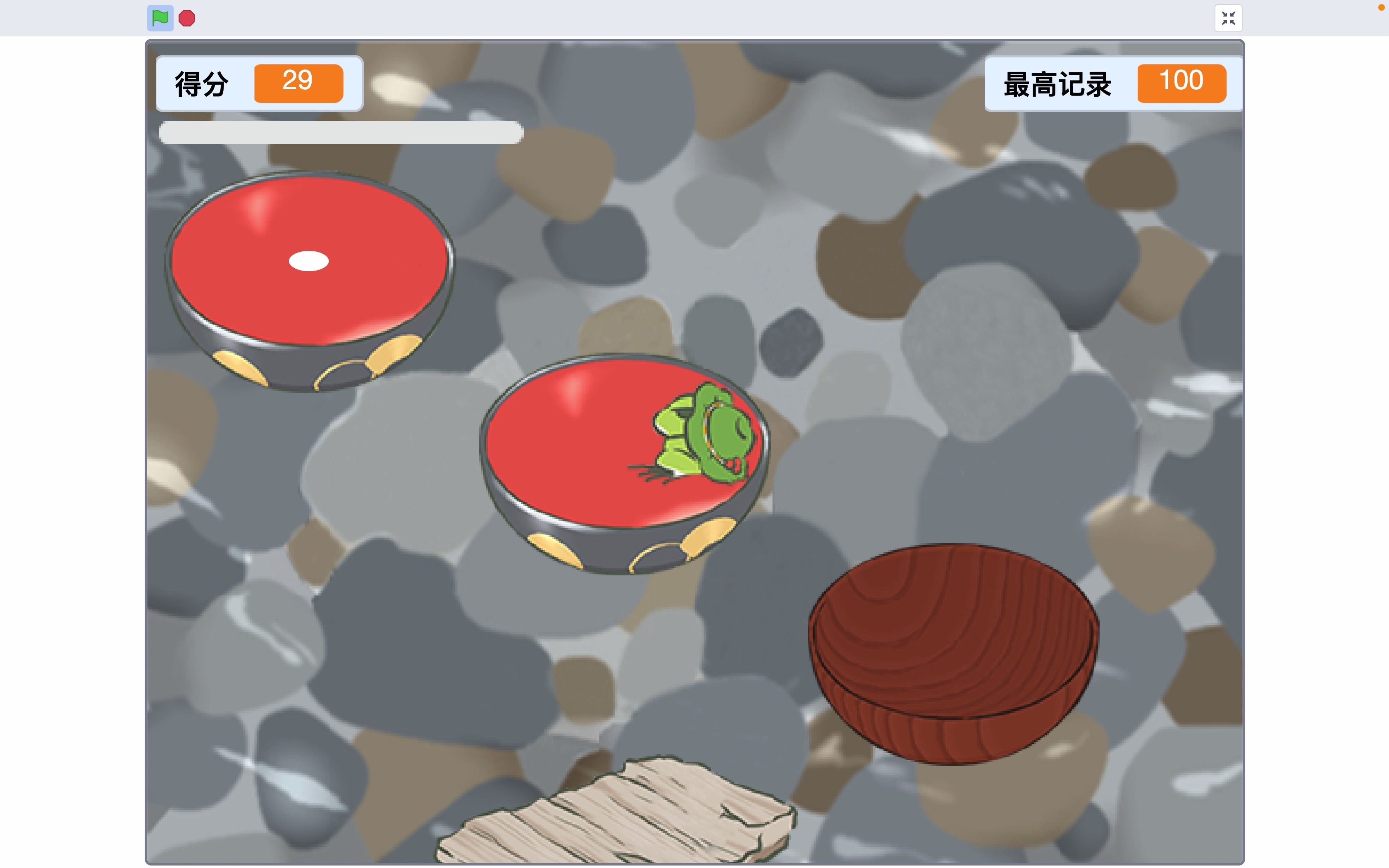 Scratch编程100例之青蛙跳一跳