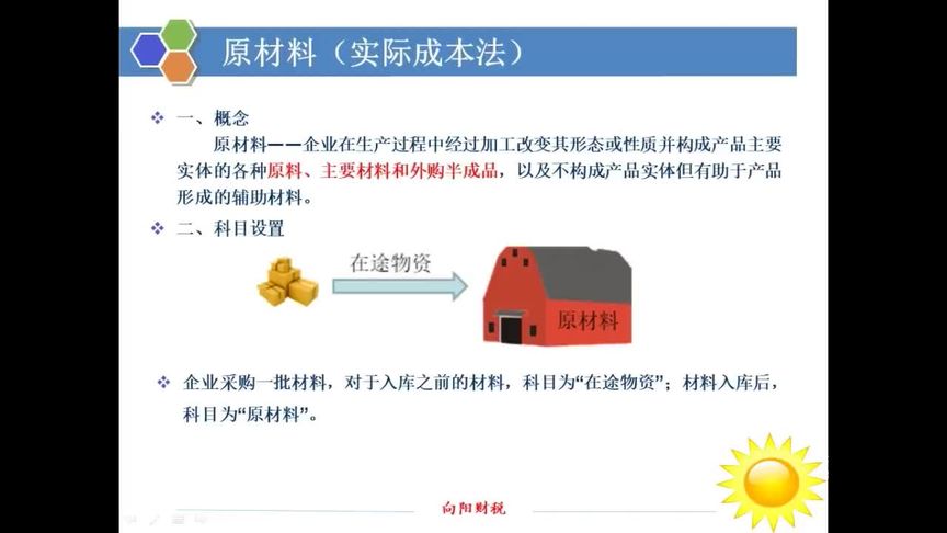 原材料入库会计处理