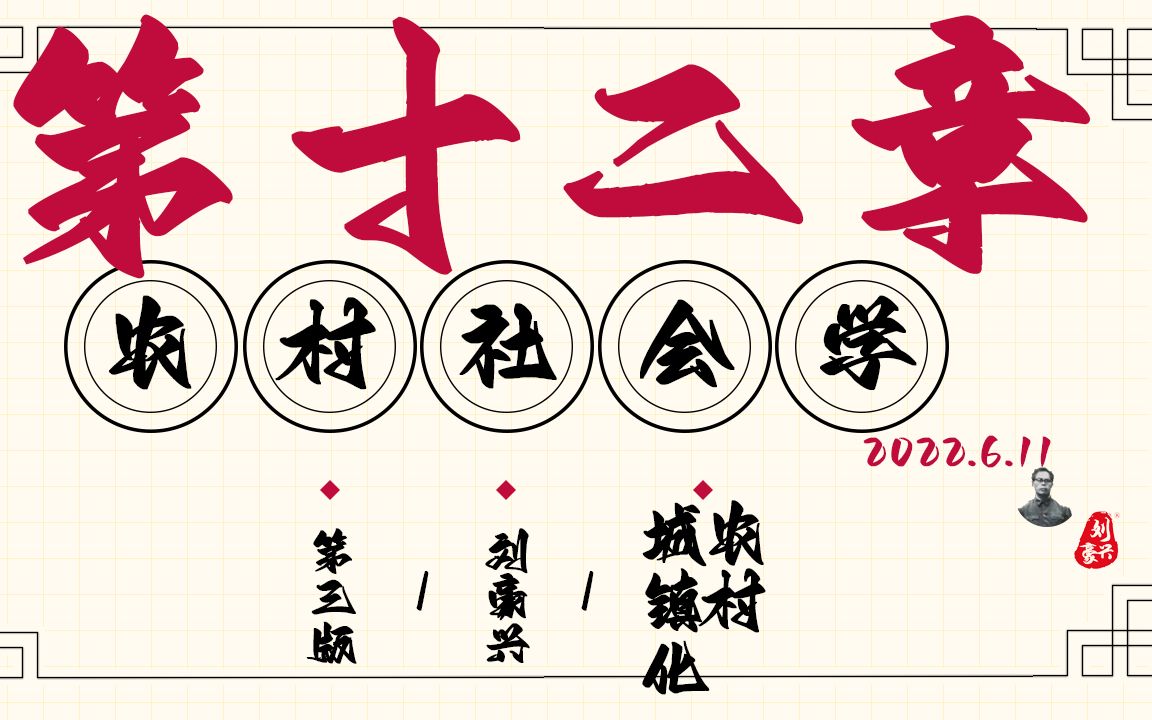《农村社会学》刘豪兴(第三版)第十二章 农村城镇化 2022.6.11 P265—...