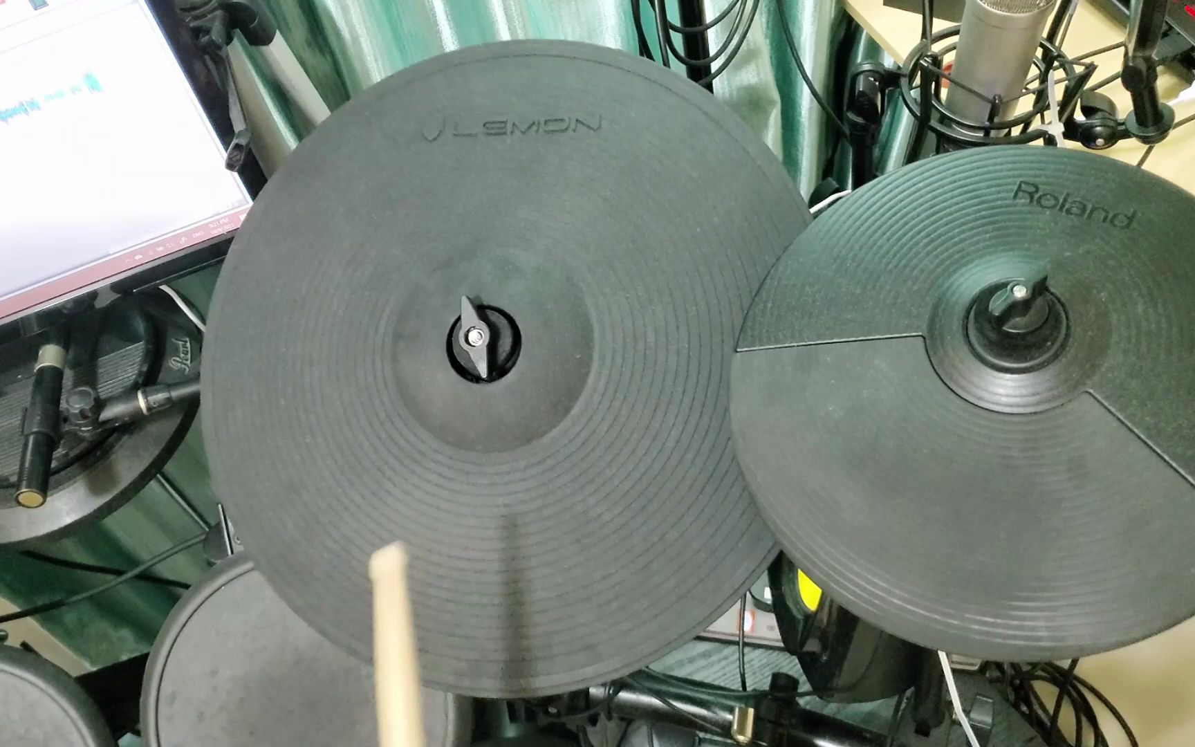 Lemon ride镲片与 Roland TD-11K兼容测试