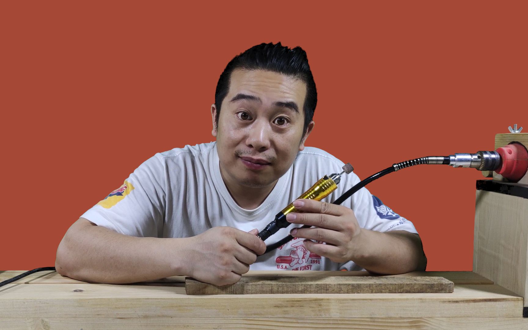 小小手柄不起眼,打磨雕刻多面手,小哥开箱测试电磨软轴手柄
