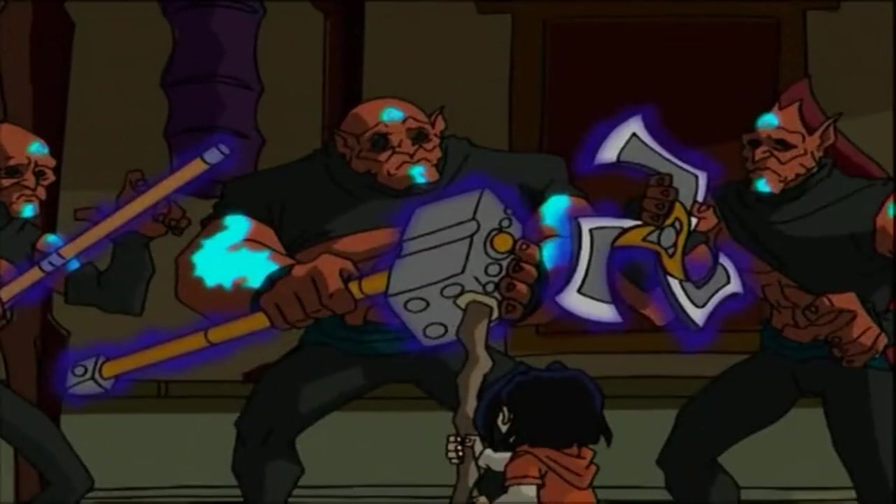 经典动画剧场:成龙没有控制住手杖,可是小玉竟然控制.