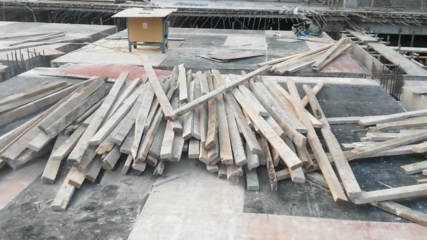 模板算量方法及地库顶板的铺设工艺