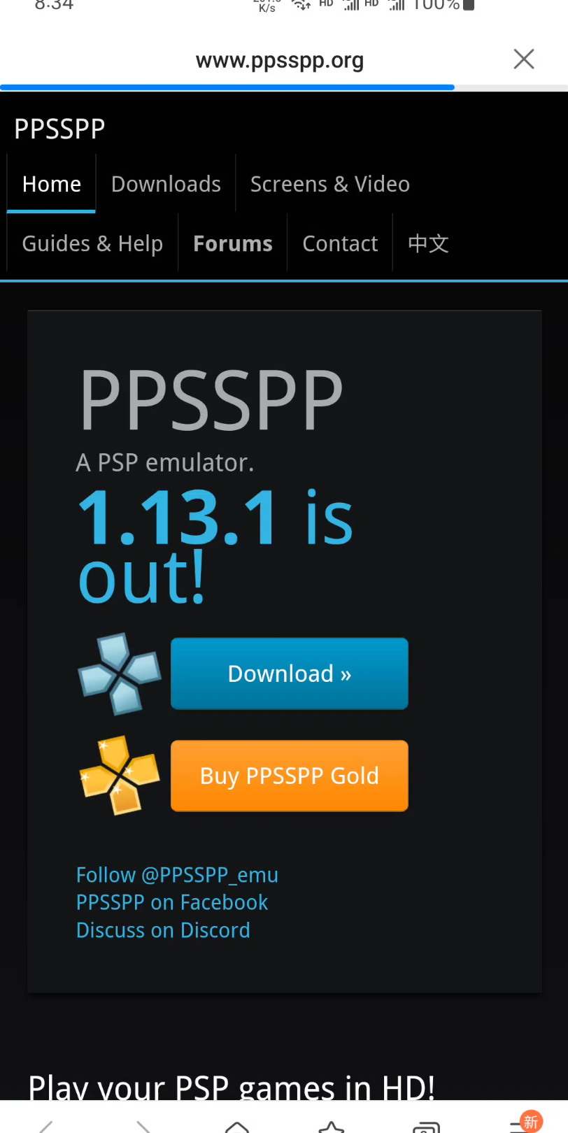 ppsspp更新了,目前版本是1.13.1