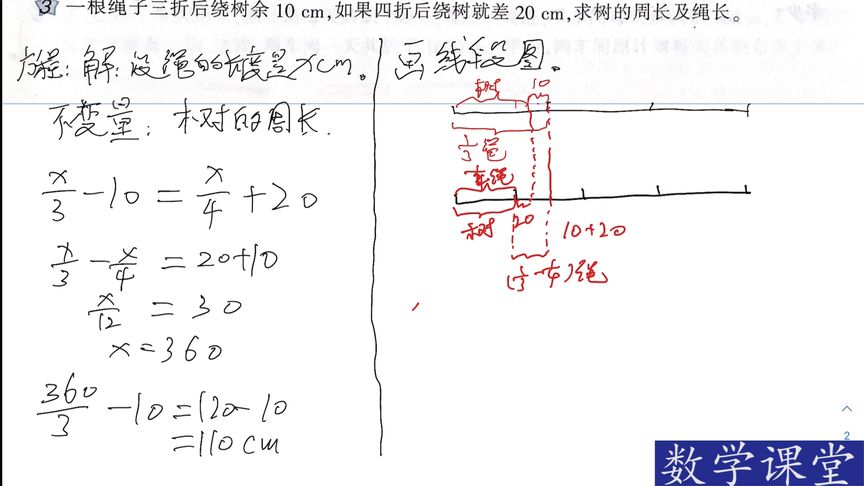 这道小升初的数学题,可以用方程法和画线段图的方法来做出答案