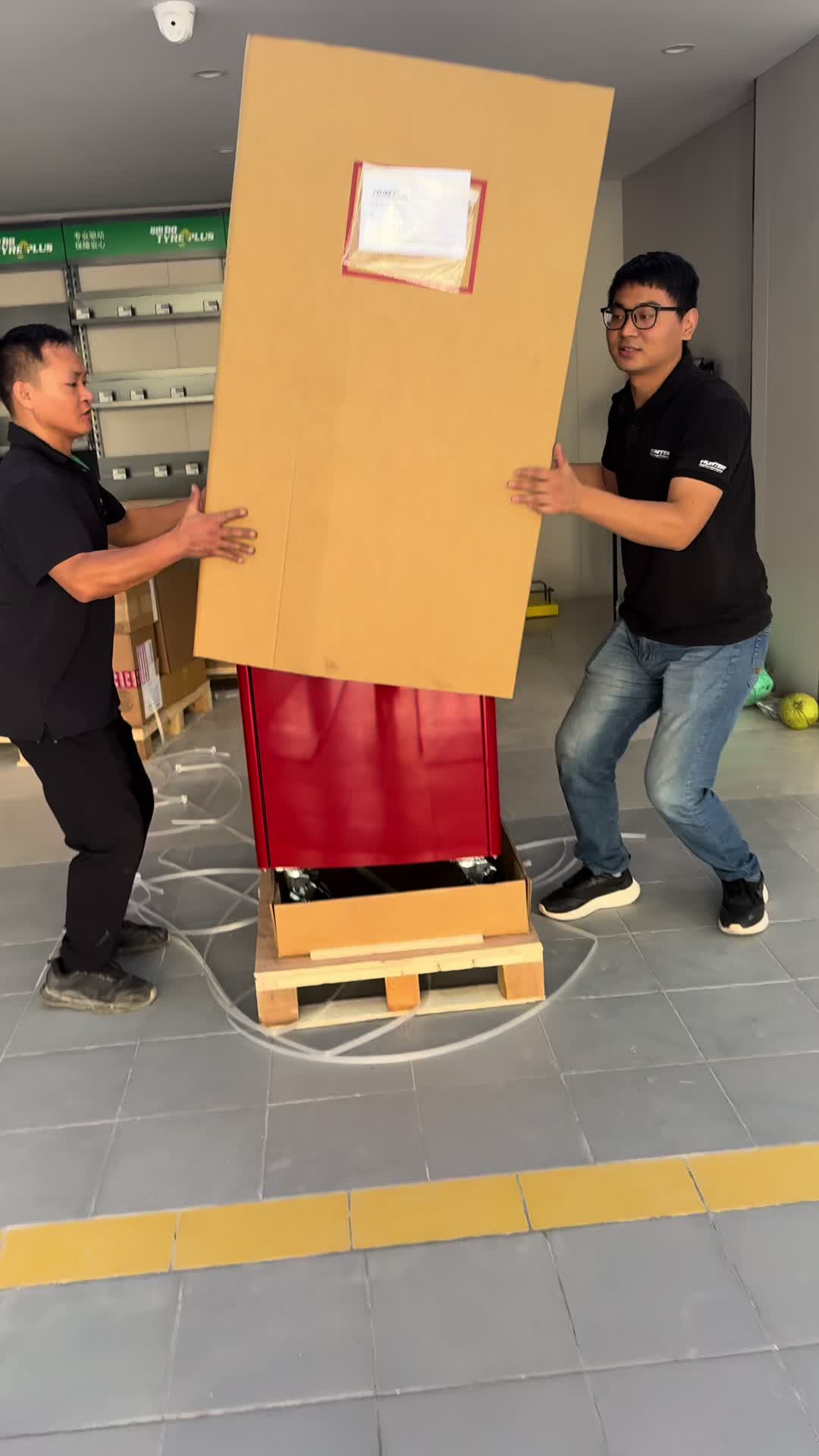 新设备拆包安装了#亨特四轮定位 #亨特四轮定位仪