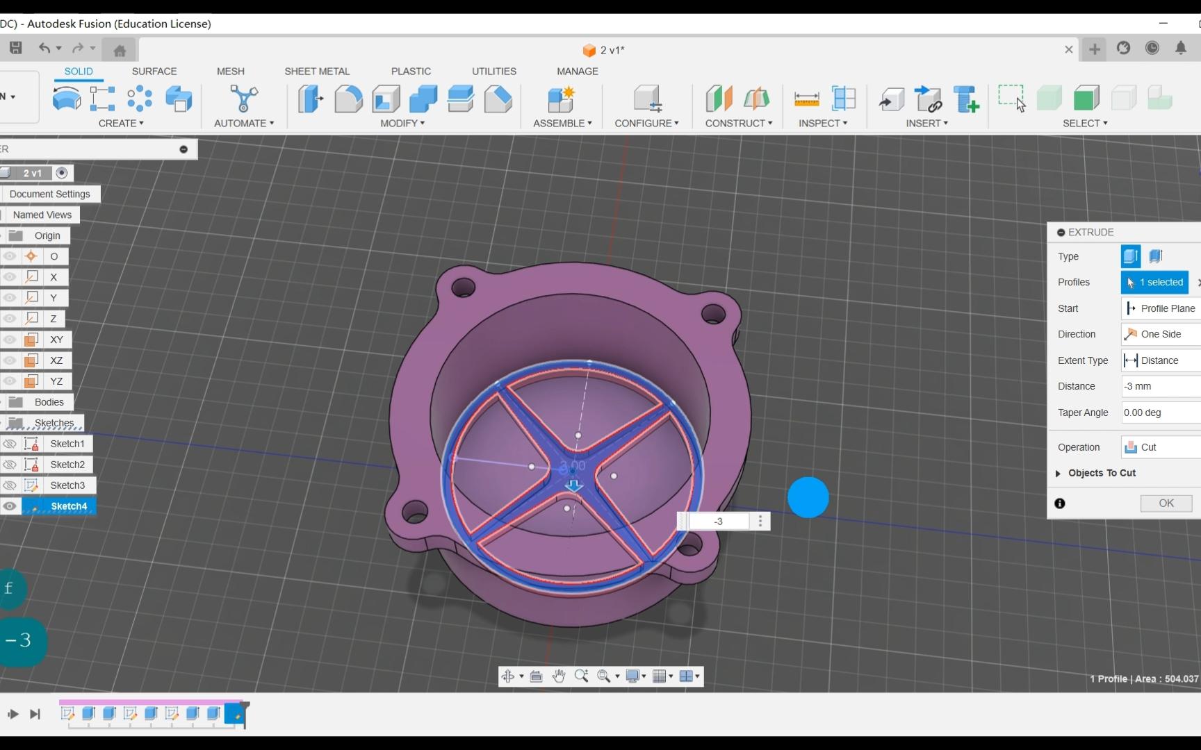 《三维CAD习题集》 AUTODESK FUSION 练习 - 93页 - 2