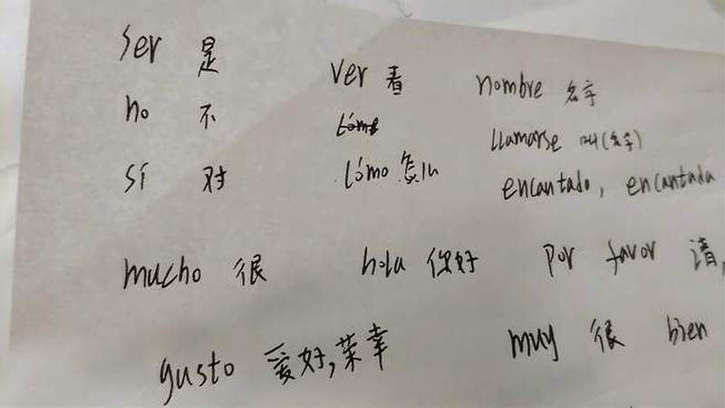 自学西语礼貌用语