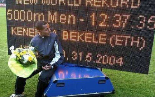 贝克勒5000米世界纪录