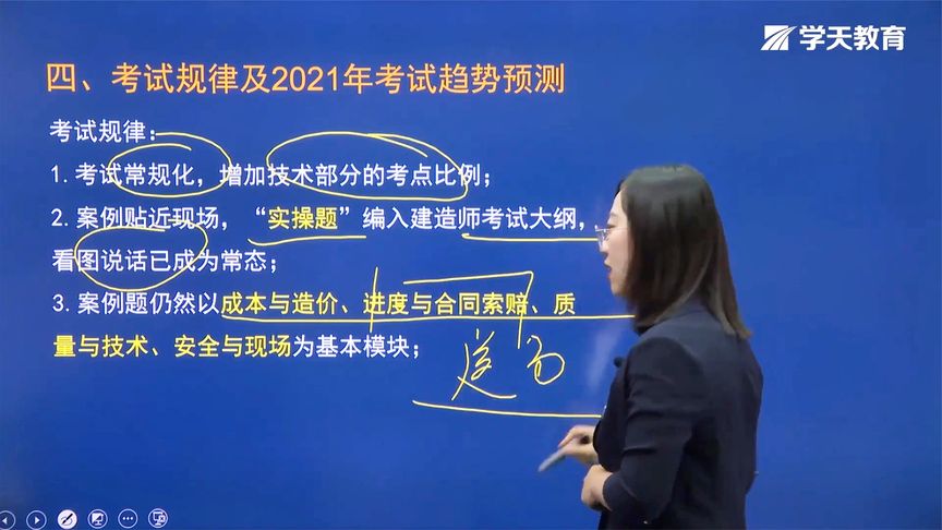 2021年二建《公路工程实务》学天网校 刘滢老师导学课程(一)
