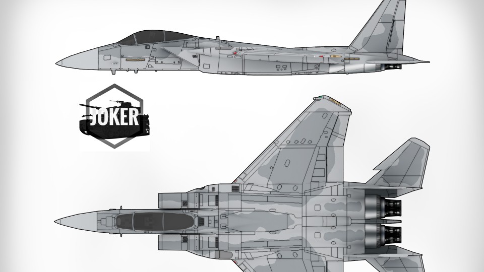 【模型制作】1/48 F-15C 上色制作