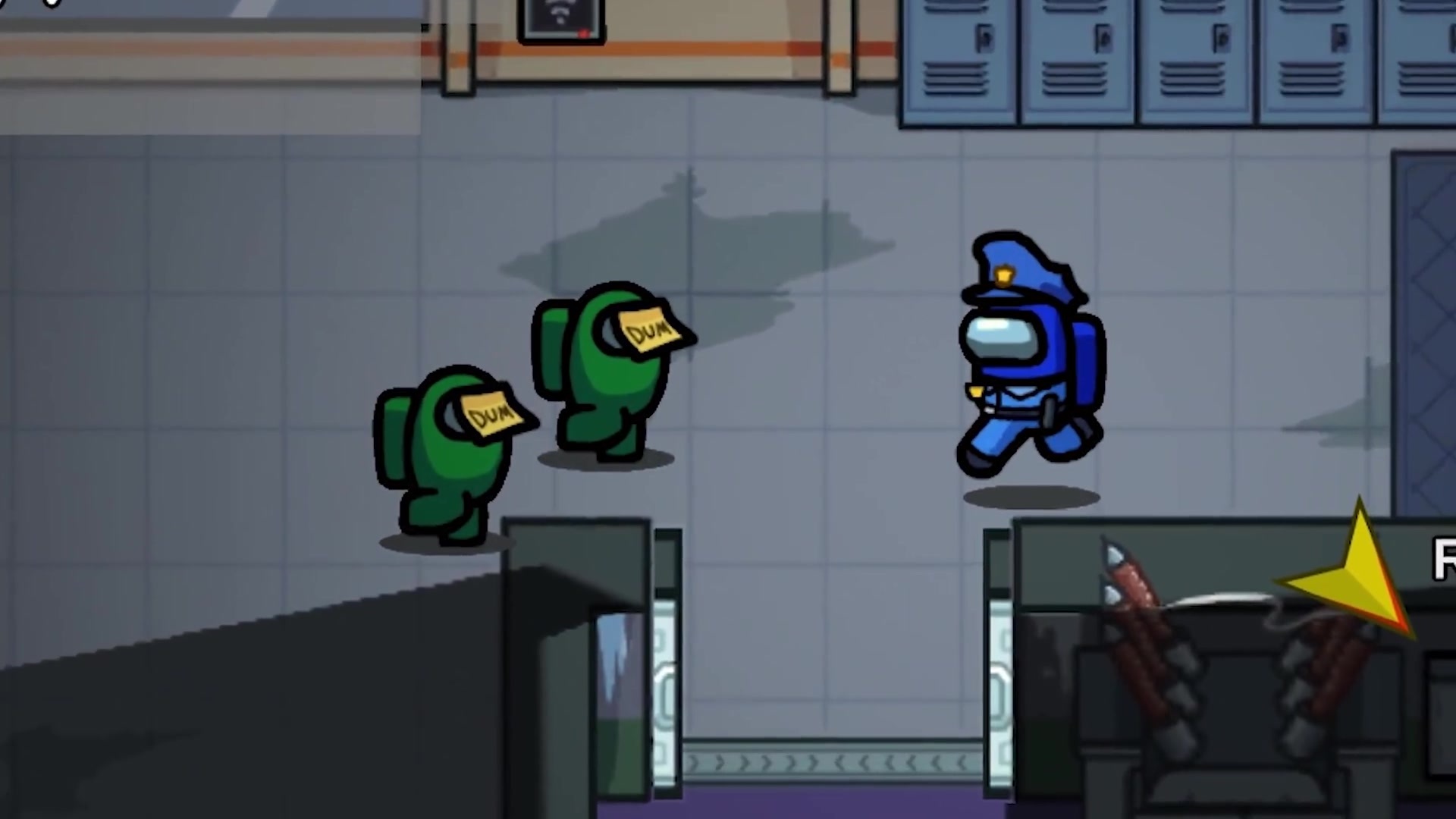 Amongus僵尸模式:母体僵尸出现瞬间感染3名船员!无耻僵尸玩法!