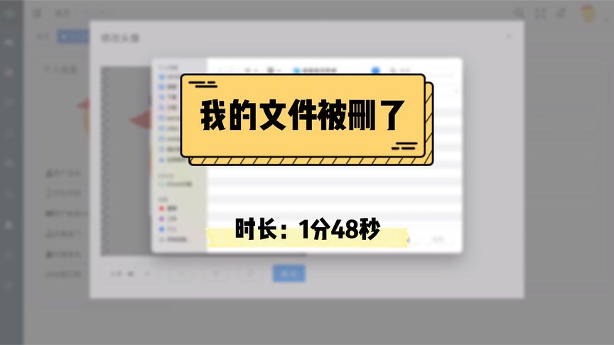 我的文件被删了