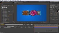 AE中制作3D旋转动画文字效果教程_中文讲解