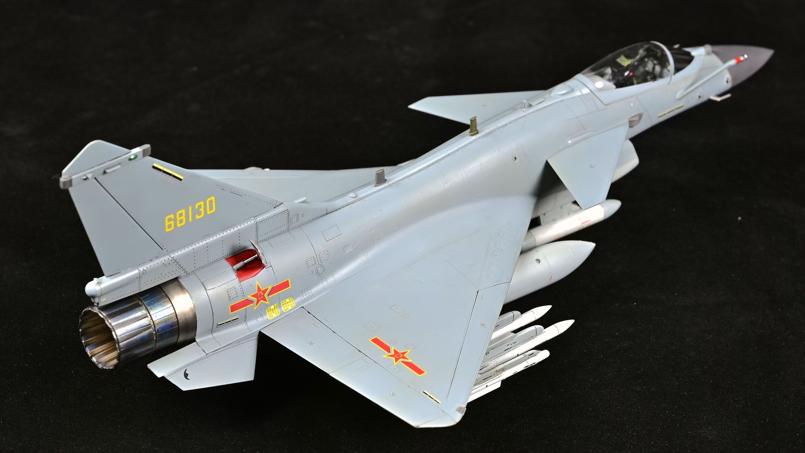 【模型制作】小号手1/48 歼10C J-10C猛龙战斗机