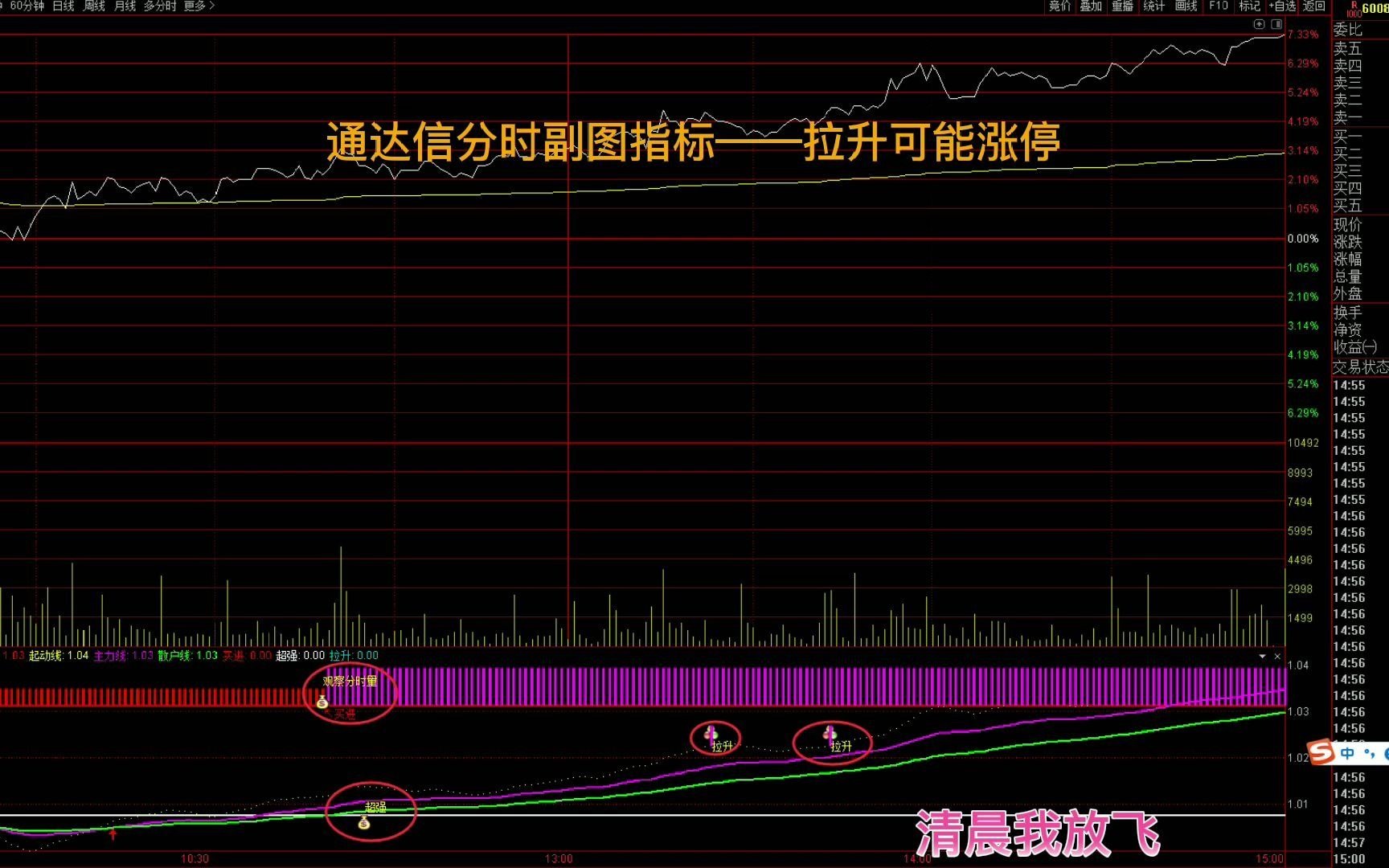 通达信分时副图指标