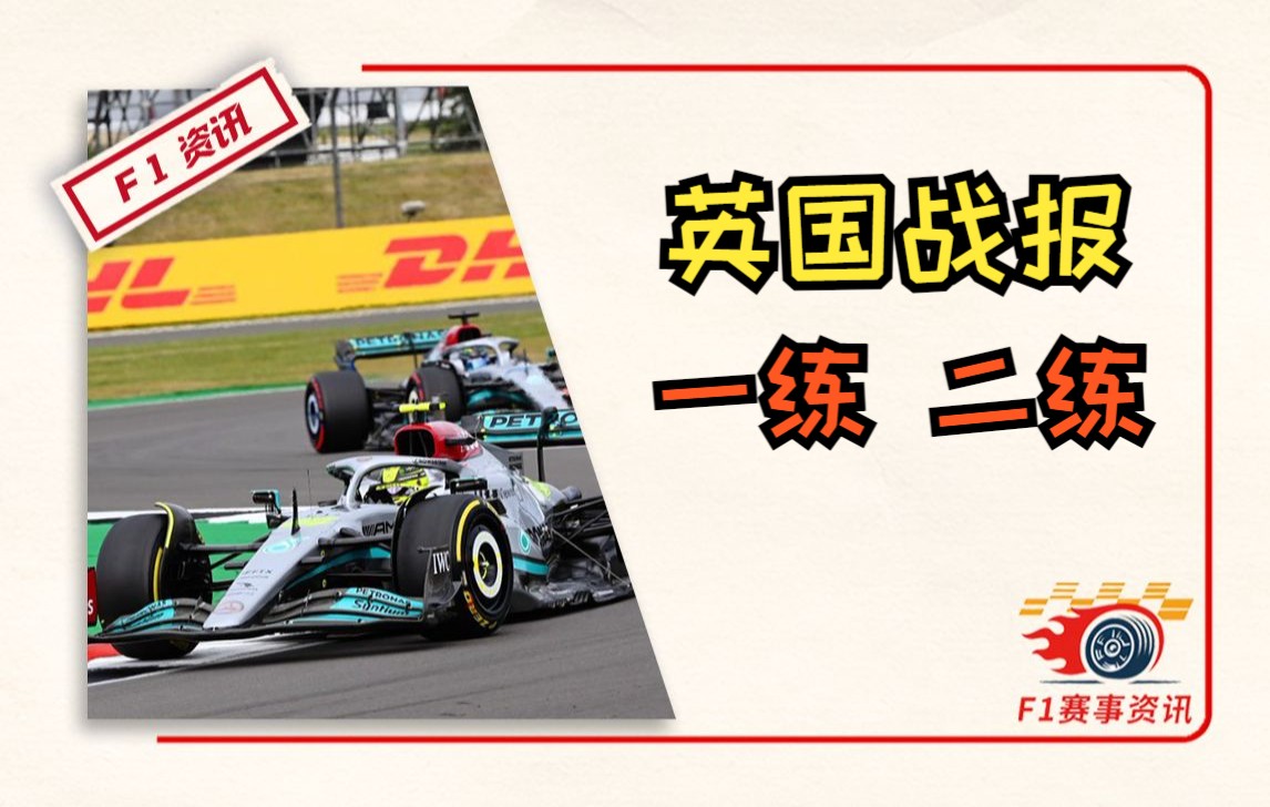 【F1英国战报】第一、二次练习赛 | 周冠宇赛后采访 | 2022赛季