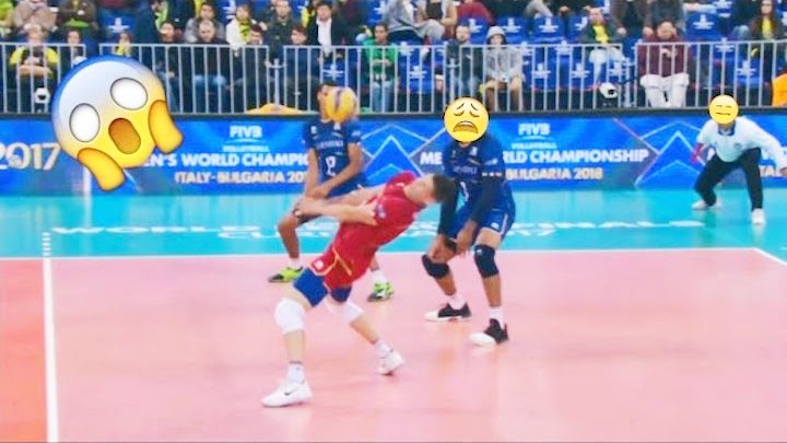 排球也是一项“危险”运动!世界男排比赛十五大暴力扣球爆头集锦