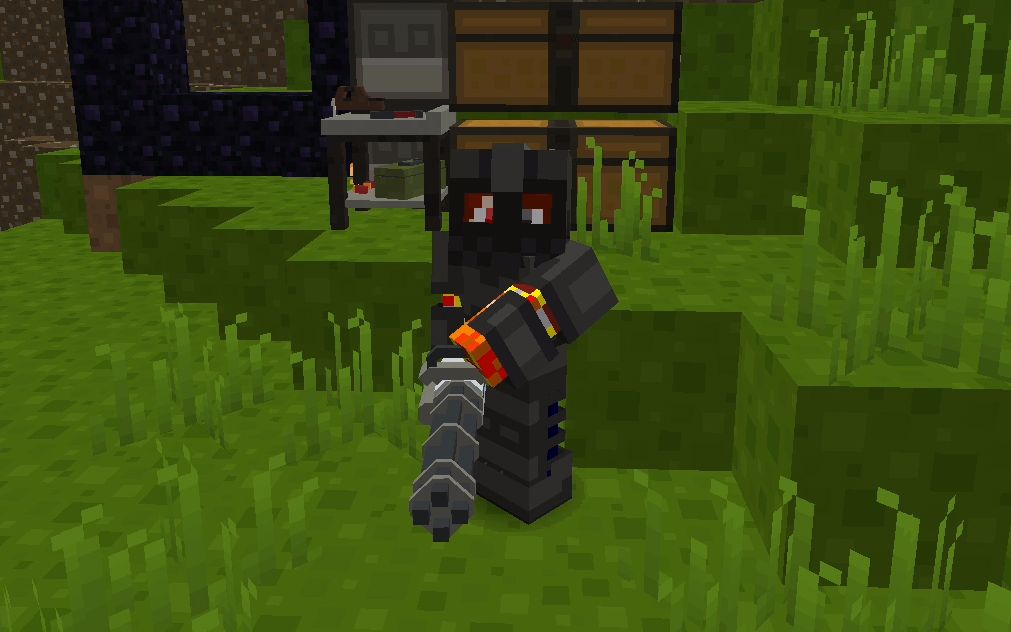 我的世界神秘博士模组生存p3:哒哒哒冒蓝火的加特林||Minecraft1.12.2...