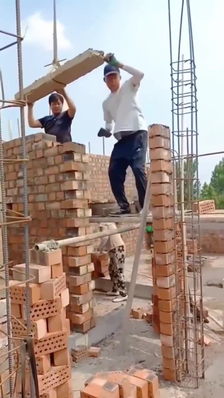 师傅安装门板过程 #生活技能