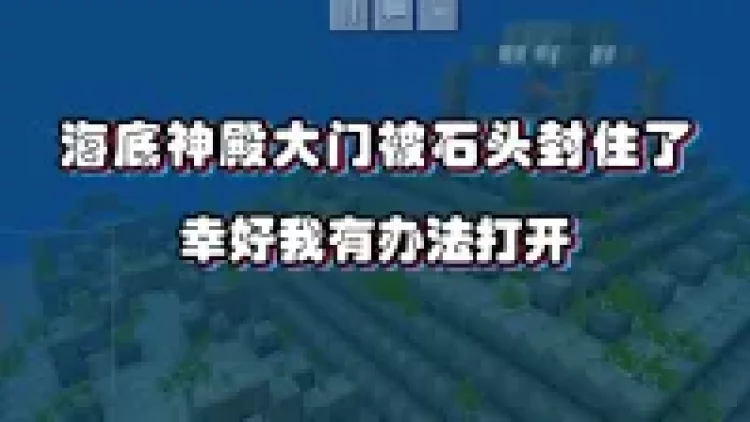我的世界:海底神殿中居然没有宝箱,这你敢信?