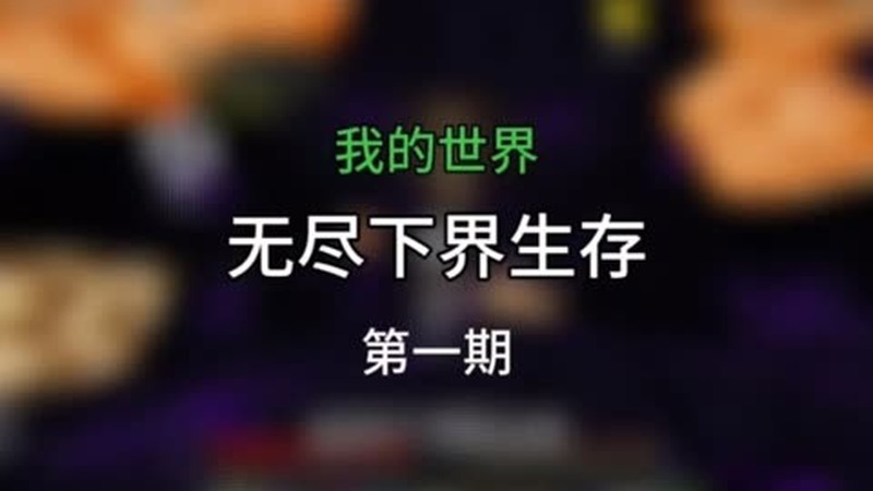 我的世界无尽下界生存第1期