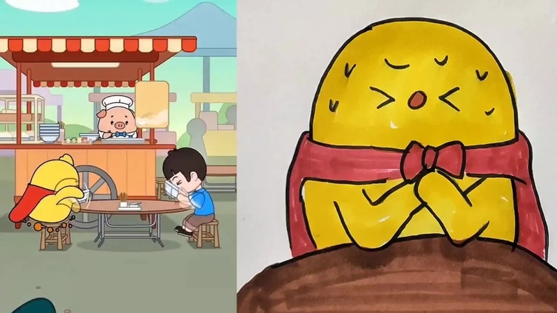 小孩的童年噩梦 简笔画 二次元内容 动漫推荐 简笔画