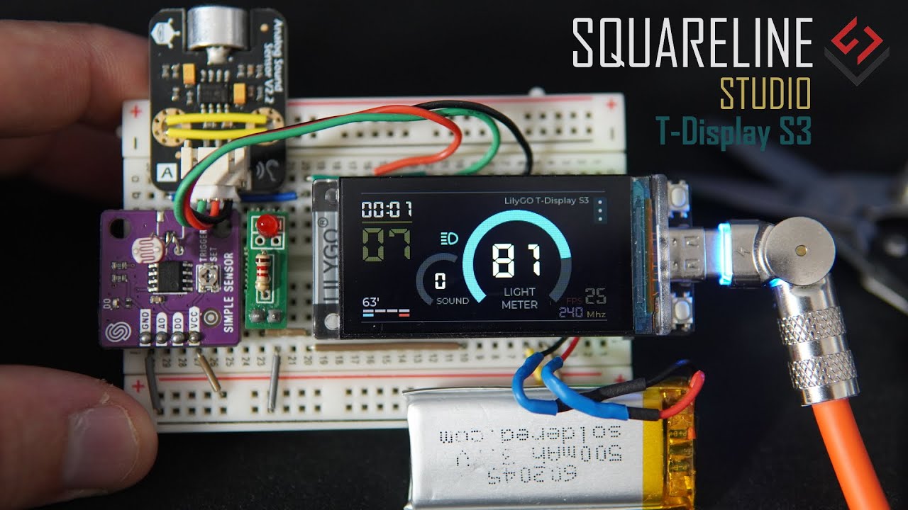 如何将SquareLine Studio用户界面导出到T-Display S3