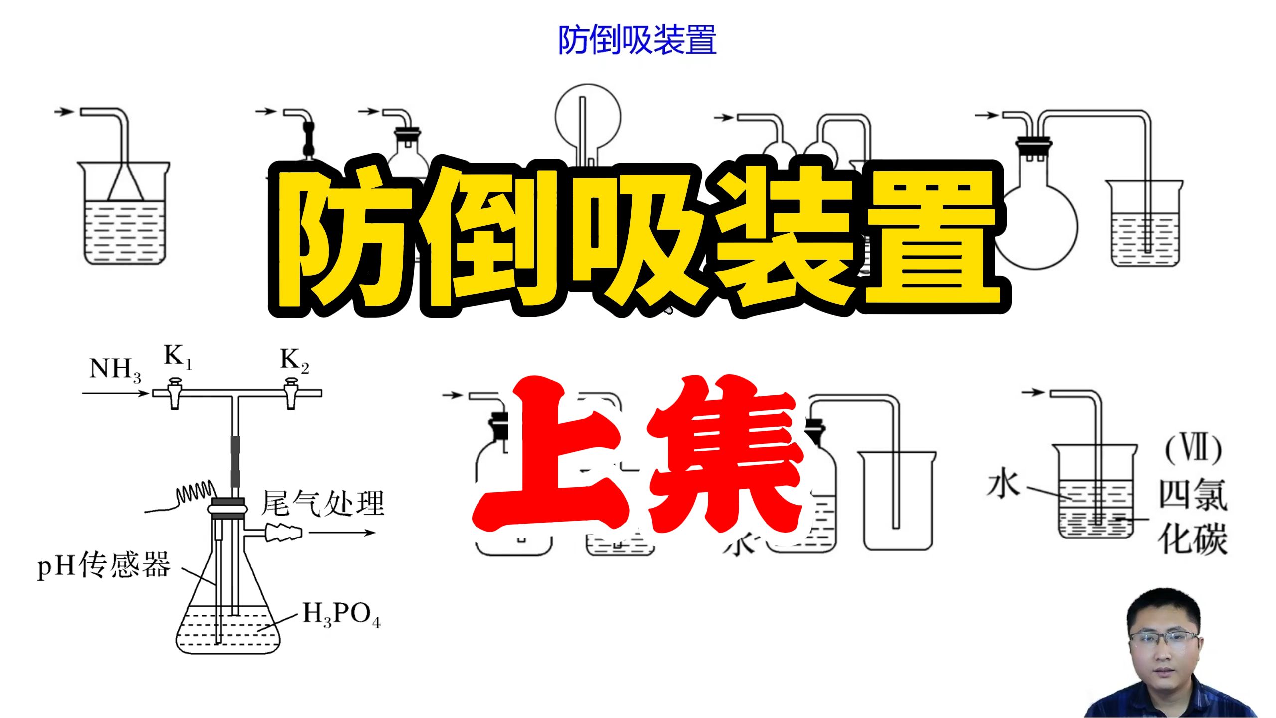 防倒吸装置(上集),高考化学哪些气体需要防倒吸?