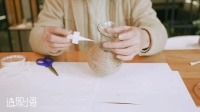 麻绳与玻璃瓶的搭配, 竟然能缠绕出这样美的“衣服”