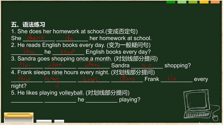 初二初三的家长们,这是八年级语法考点,要替孩子收藏下!