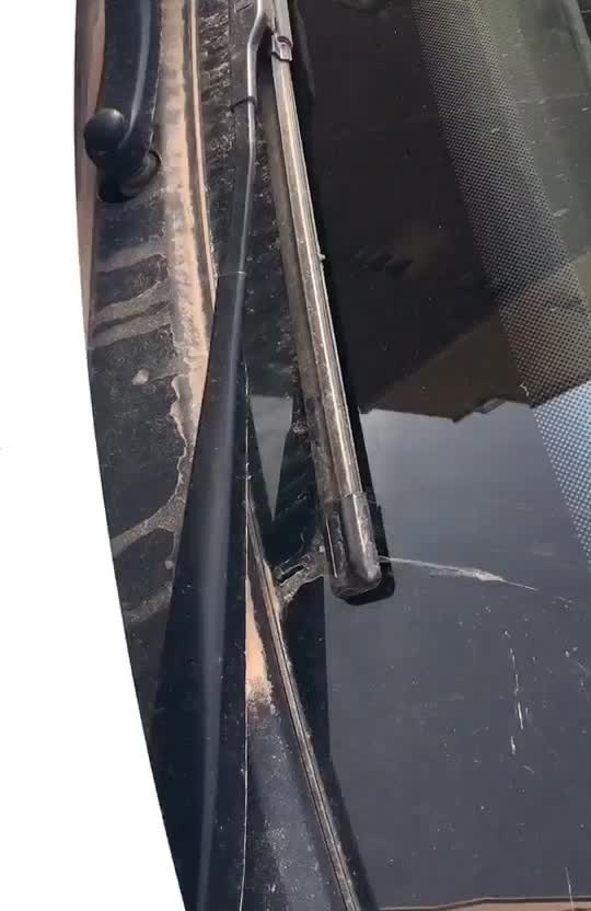 朗逸车的雨刮器,在车窗有雨和脏的时候很是给力的「来自懂车帝车友...
