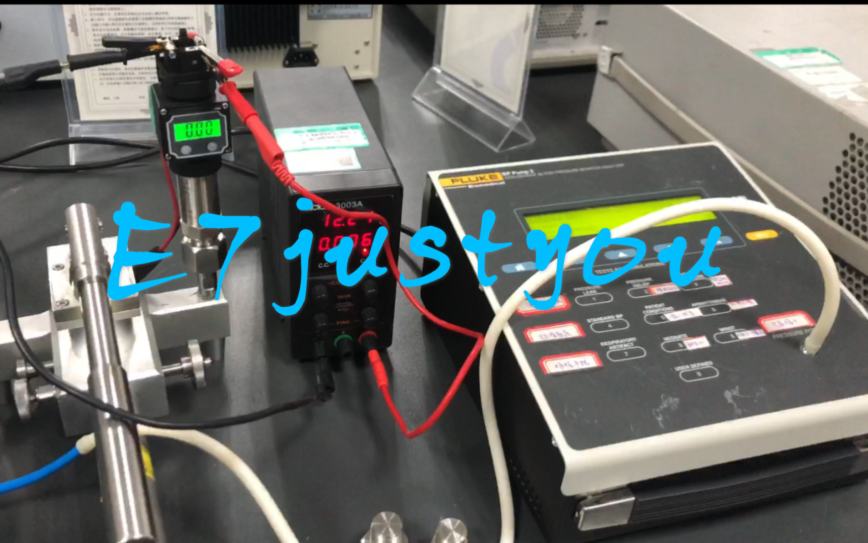 血压模拟器脉率示值误差操作基本情况。仅为大致模拟操作。