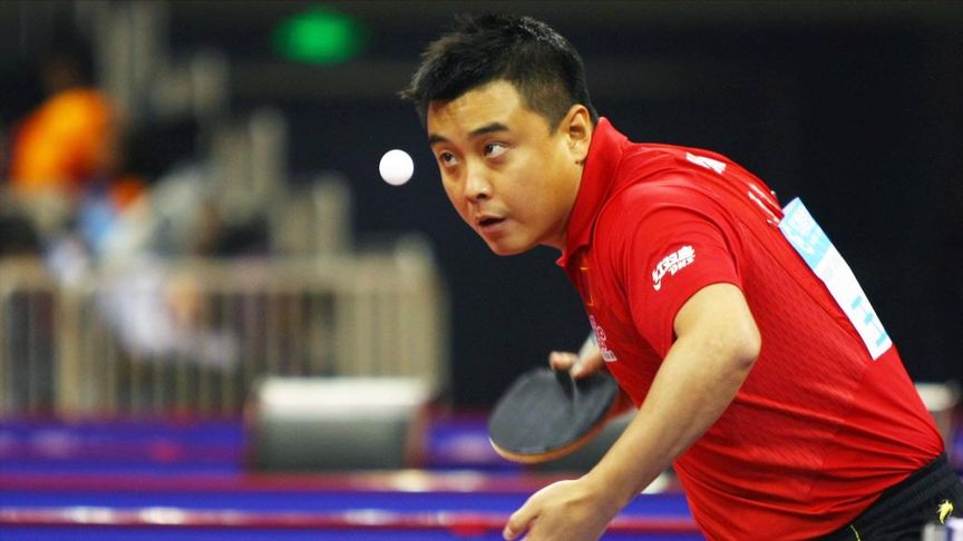 乒乓球精彩重现2013年全运会男团决赛王皓大战许昕 最终王皓胜出